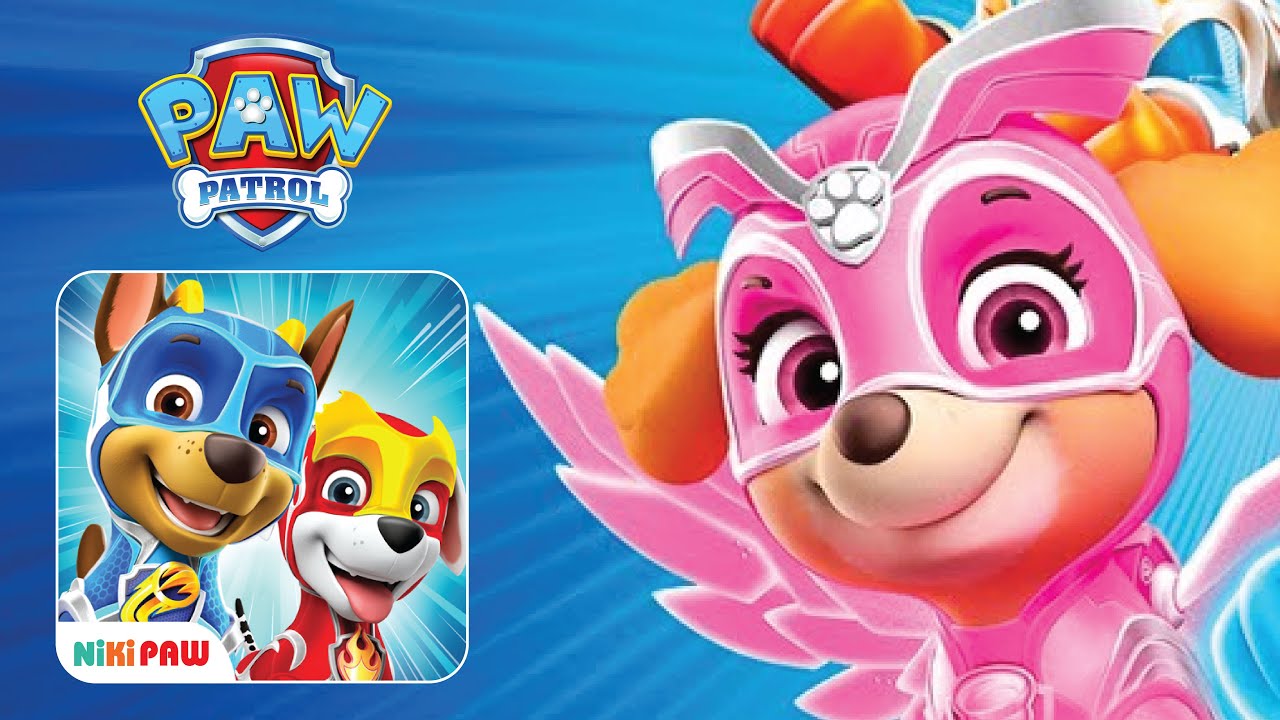 PAW Patrol Rescue World: Mighty Pups Skye - Mighty Pup powers - YouTube