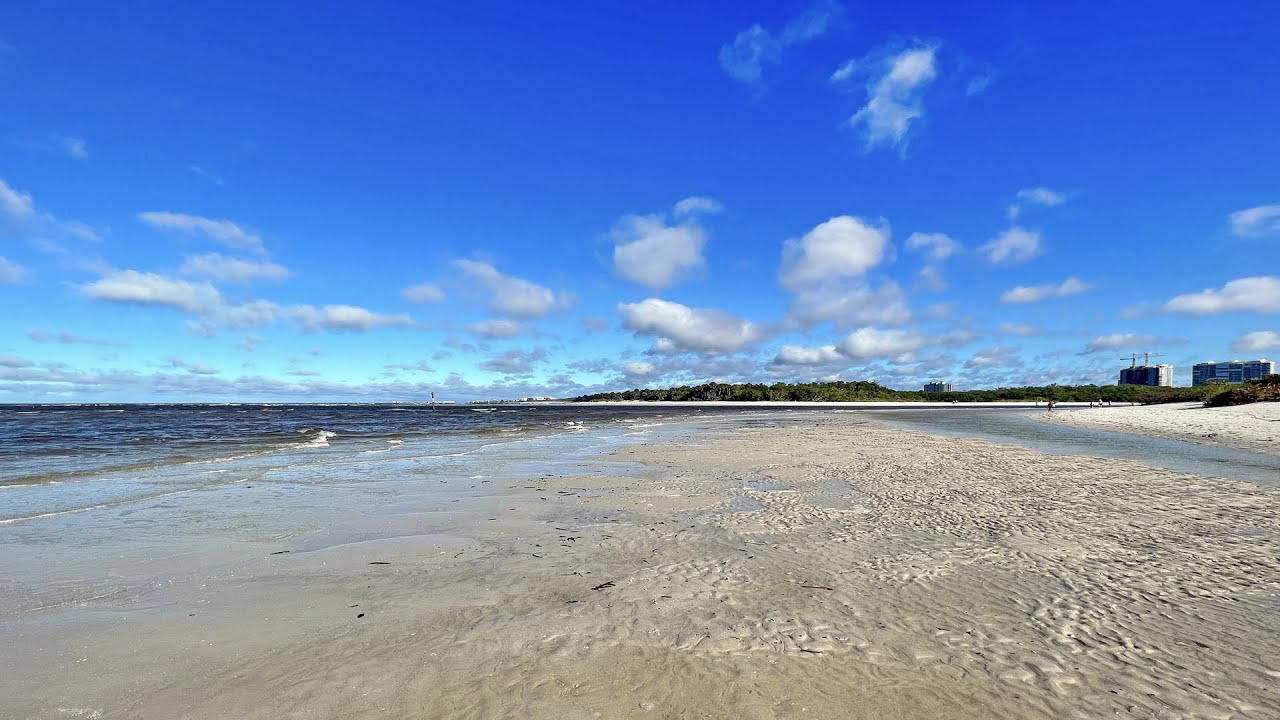 Low Tide at Wiggins Pass in North Naples, FL 11.06.21 - YouTube