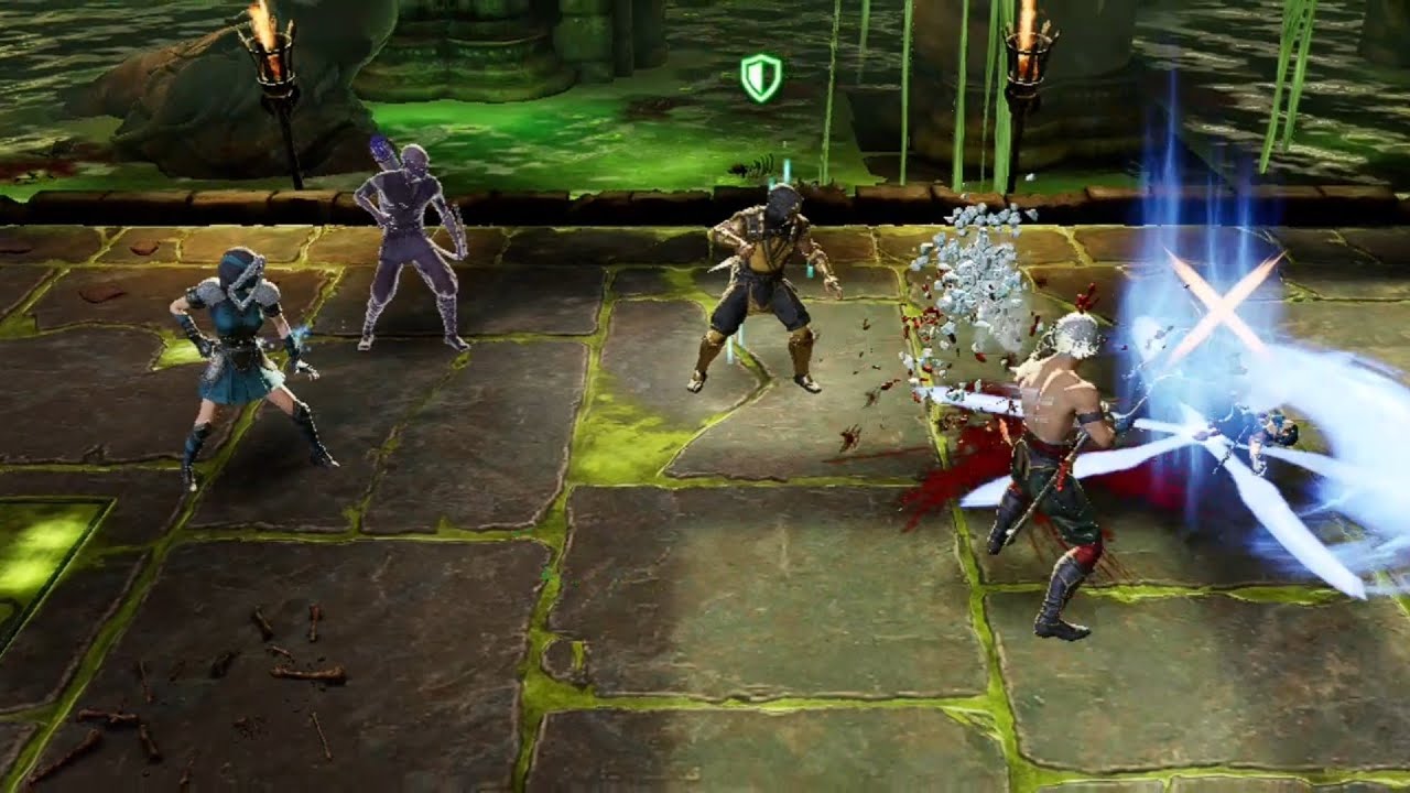 Mortal Kombat Onslaught Fujin Defeats Kitana Ryona - YouTube