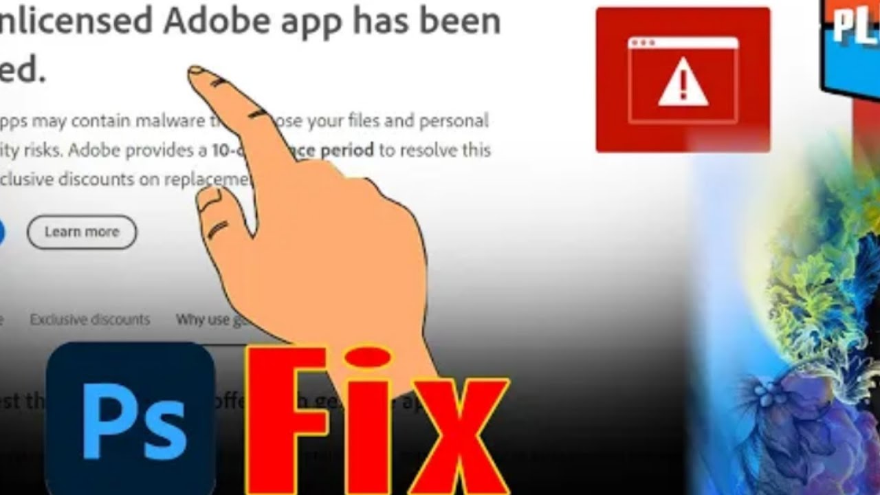 How to fix - "This unlicensed Adobe app has been disabled" on Adobe ...