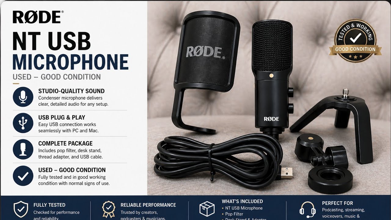 rode nt usb||rode usb||rode nt-usb - YouTube
