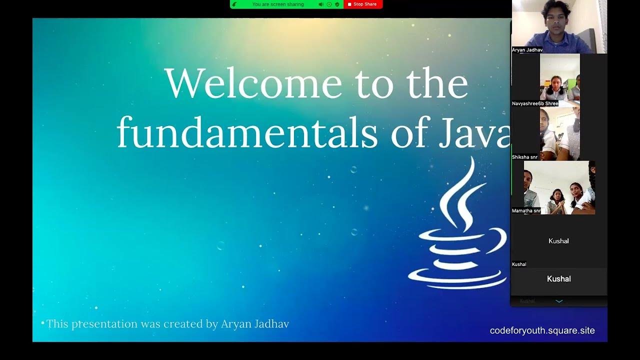 Fundamentals of Java Session 2: Objects and Classes - YouTube