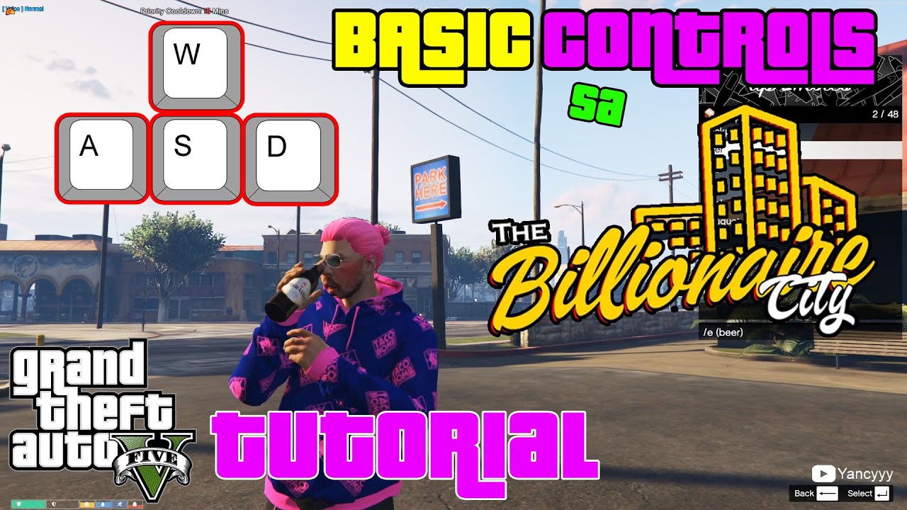 Basic Controls sa GTA V RP Tagalog | Billionaire City - YouTube