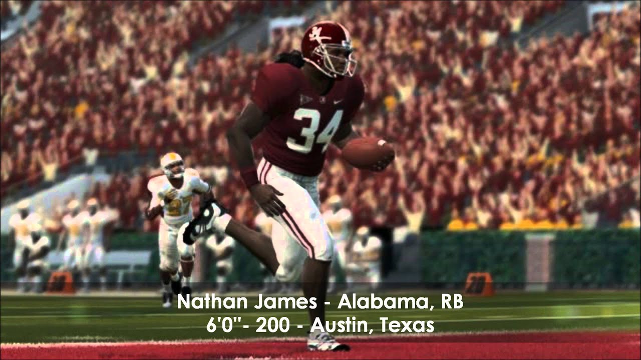 My NCAA Football 14 Created Players - YouTube