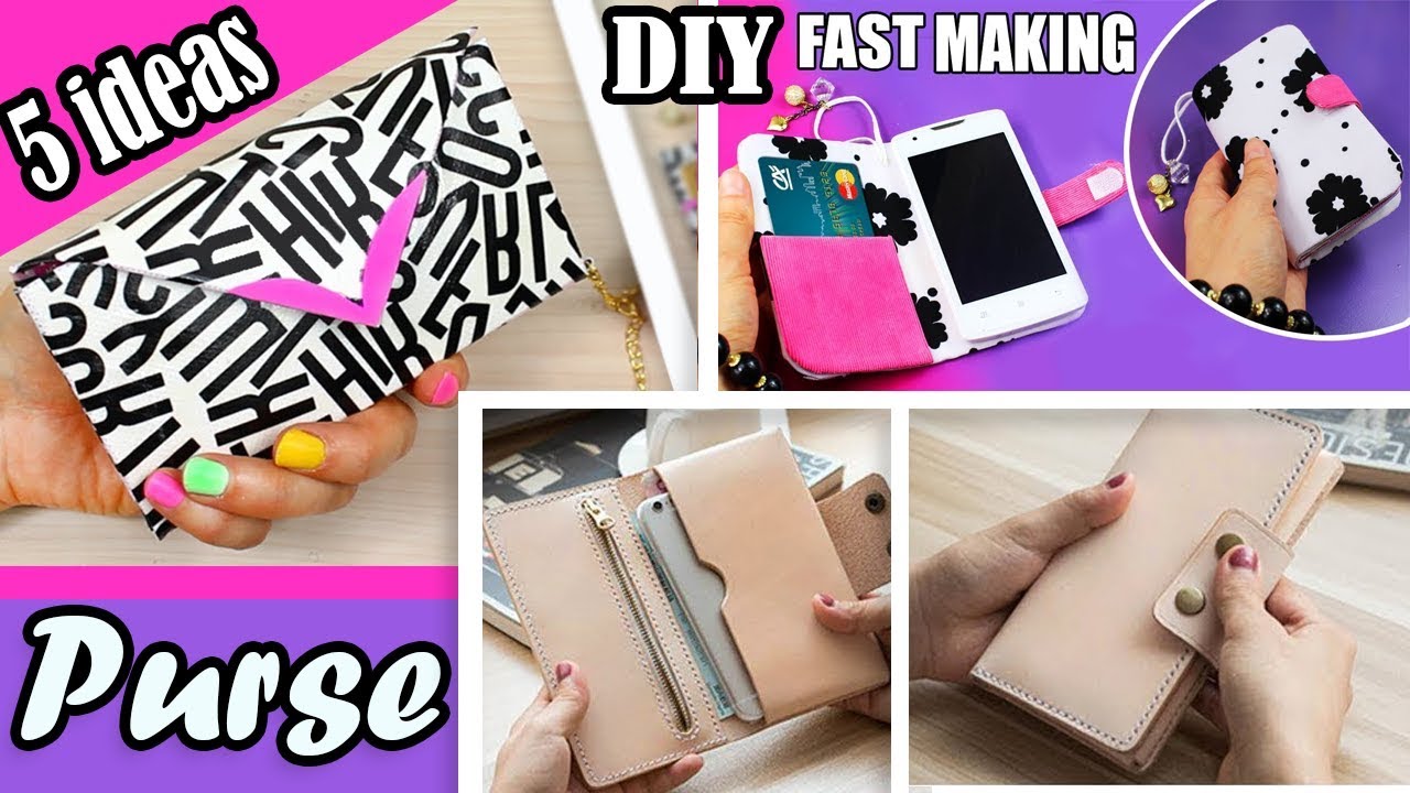 ADORABLE 5 DIYs PURSE & PHONE CASE • Woman Wallet Phone Case You Have ...