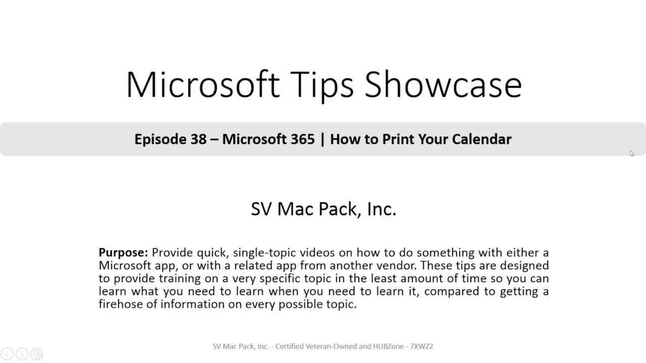 How To Print Your Calendar Microsoft 365 Tip 38 YouTube How To Print Your Calendar Microsoft 365 Tip 38 YouTube