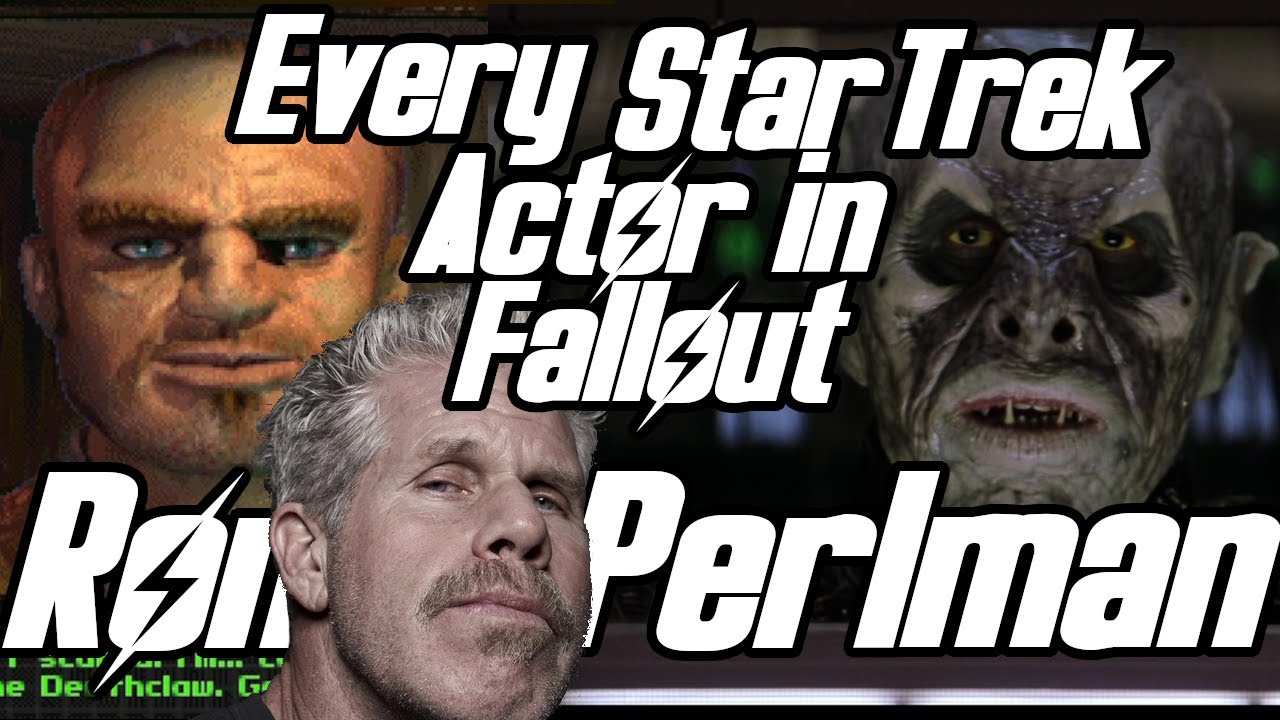 Every Star Trek Actor in Fallout - Ron Perlman - YouTube