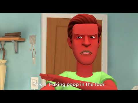 Evil boris gets arrested for poop on the foor - YouTube