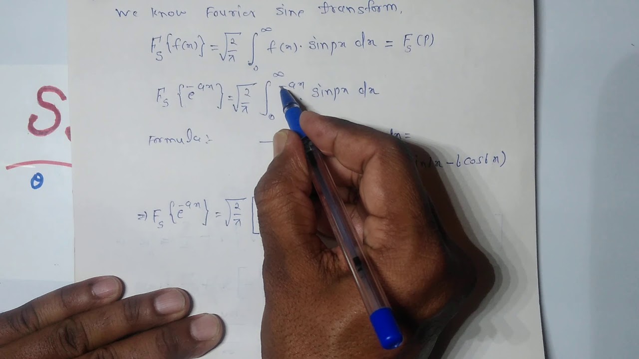 Fourier Sine Transform (Problem #1) - YouTube