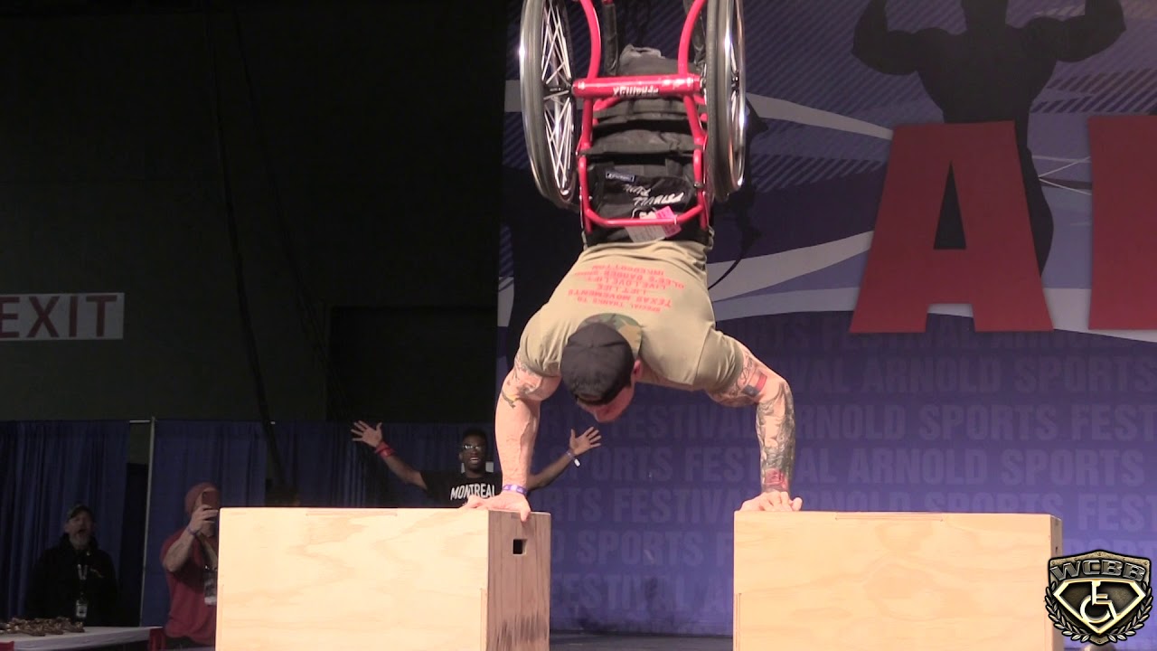 Zack Ruhl - 2019 Arnold Sports Festival Wheelchair Calisthenics - YouTube