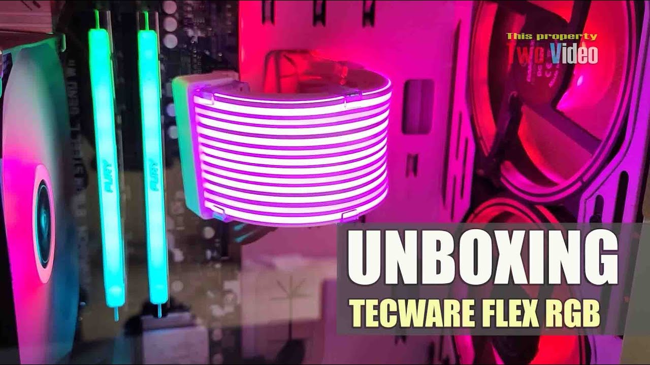 Tecware Flex RGB | Test on Asrock B760M Steel Legend - YouTube