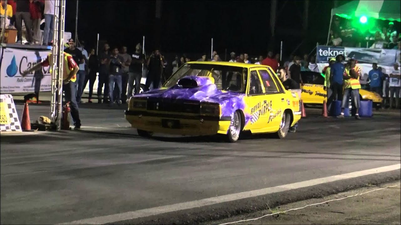 Gordon Rooks Tweety V8 Laurel @ T&T Petro Gas Limited Drag Event #1 ...