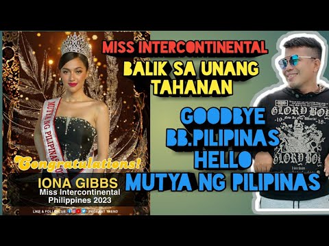 MISS INTERCONTINENTAL BALIK SA DATING TAHANAN, GOODBYE BB.PILIPINAS ...