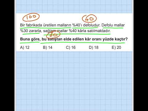 3D YAYINLARI YÜZDE PROBLEMLERİ SORU ÇÖZÜMÜ