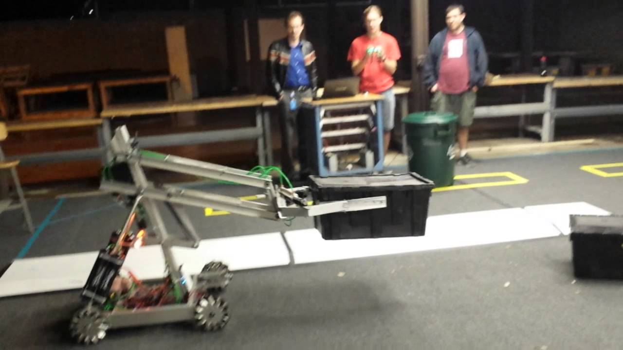 HammerHeads FIRST Recycle Rush Robot Prototype - YouTube