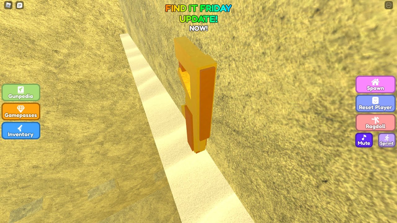 How to find the GOLD GUN in Admin Guns - YouTube