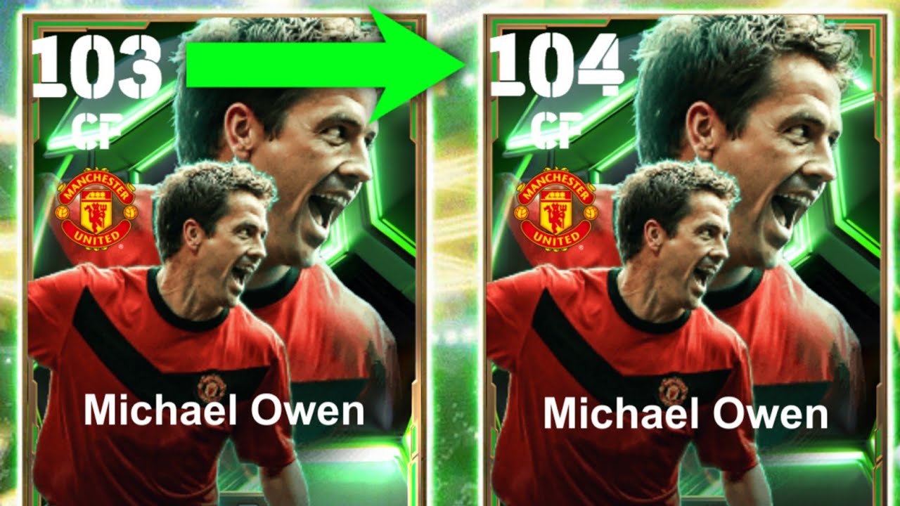 How to max level up Michael Owen 104 Overall in Efootball | Xabi, Delafunte and Stojkovic - YouTube