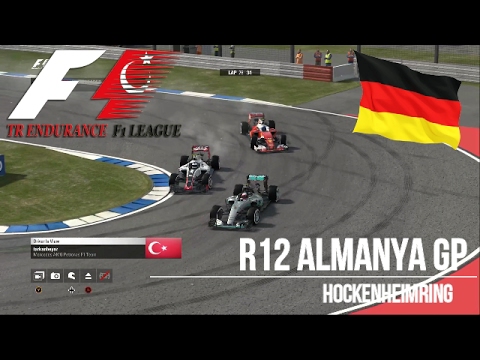 F1 2016 TR Endurance League - R12 Almanya GP Full Race