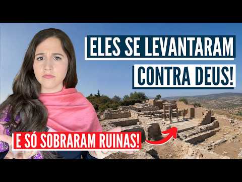 A CIDADE BÍBLICA QUE DESAFIOU O PLANO DE DEUS! Israel com Aline