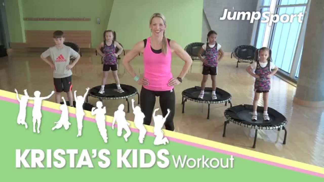 JumpSport Fitness - Krista's Kid Workout DVD Preview - YouTube