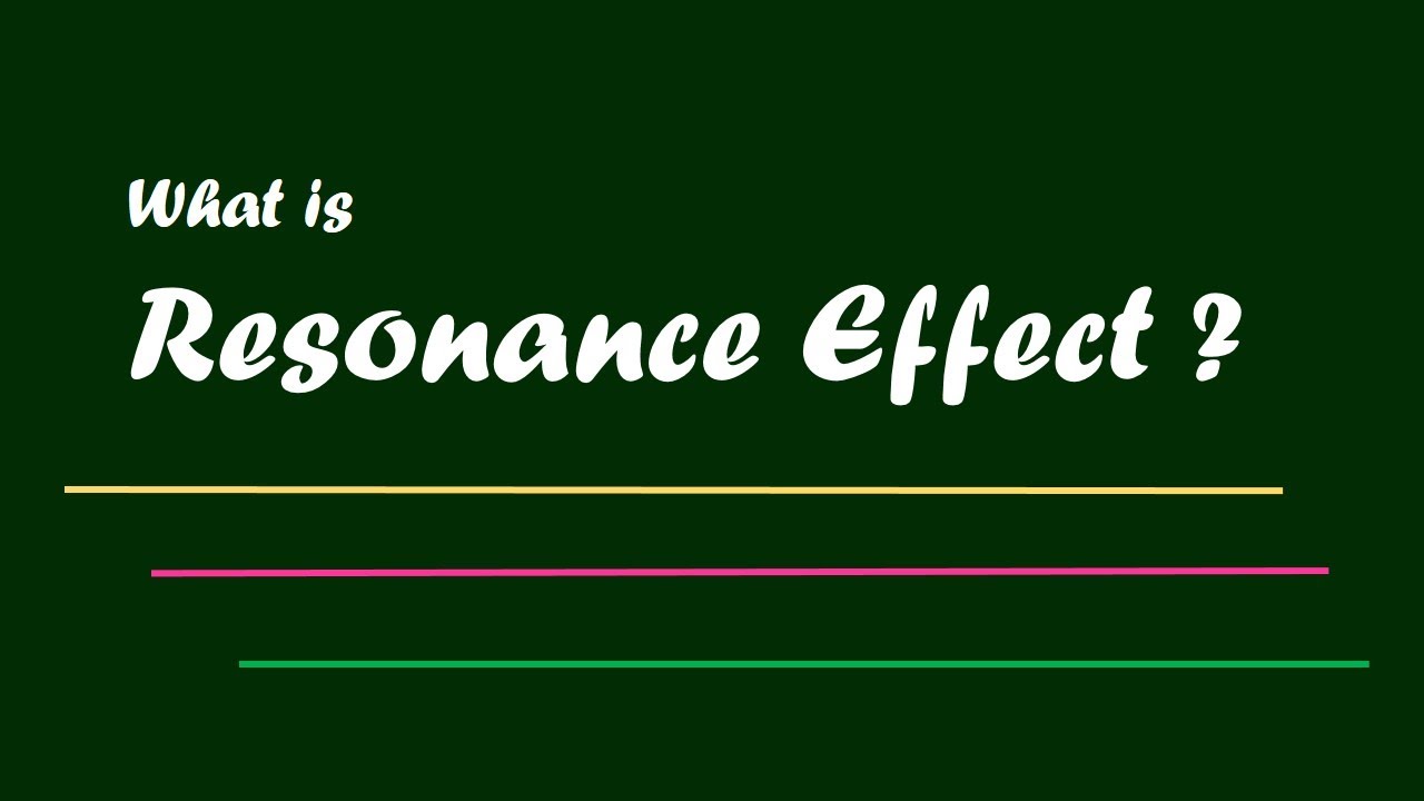 Video#2 || What is the Concept of Resonance? - YouTube