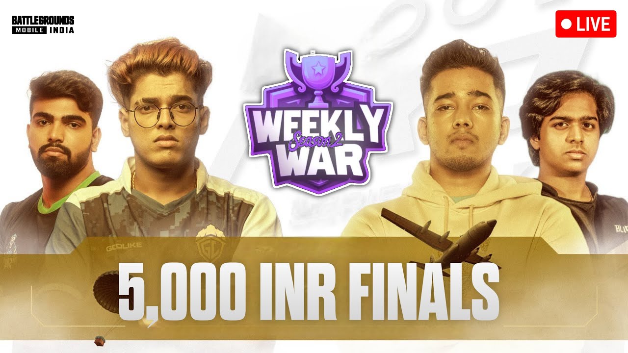 WEEKLY WAR SEASON 02 FINALS LIVE - YouTube