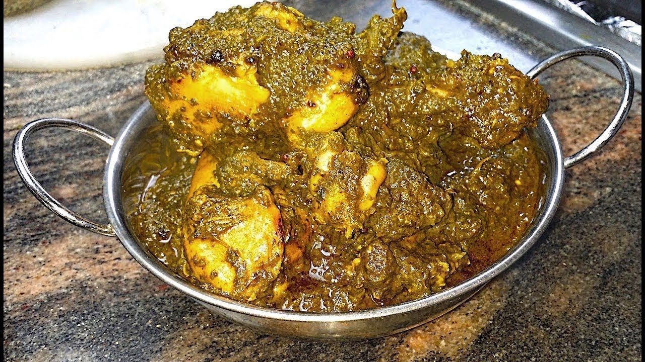 How to make Palak Chicken | Palak Chicken Recipe | Spinach Chicken ...