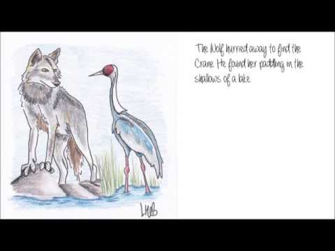 Aesop's Fables - The Wolf and the Crane - YouTube
