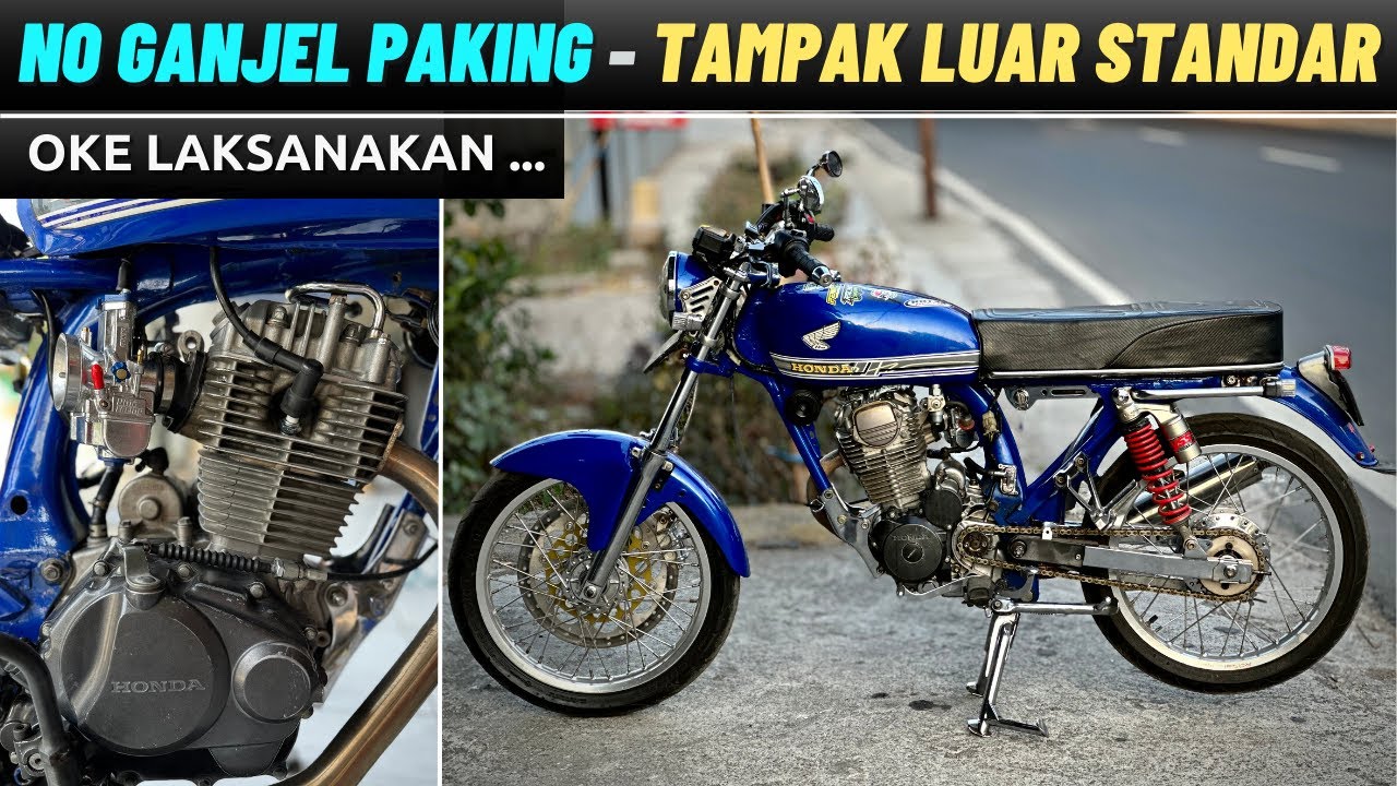 BORE UP & STROKE UP CB TIGER HARIAN TOURING - YouTube