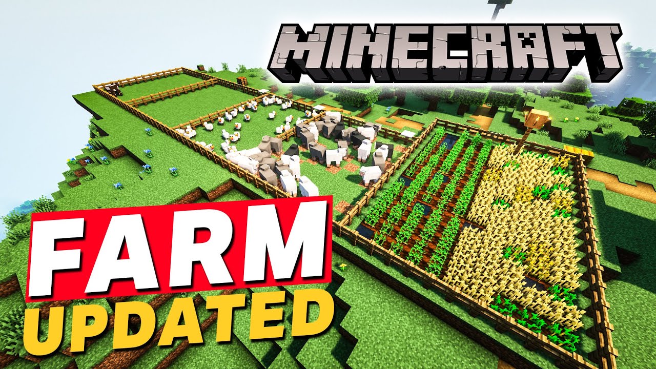 Minecraft Farm Update || Games Smasher - YouTube