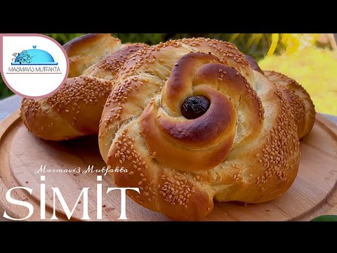 ŞEKLİ MUHTEŞEM ÇITIR ÇITIR GÜL SİMİT TARİFİ💯DAVET MASANIZA ÇOK YAKIŞIR✔️