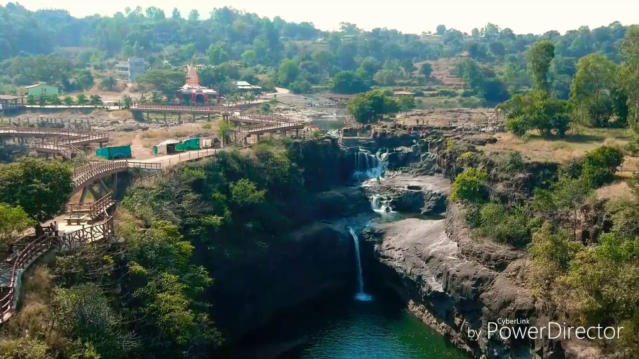 Randha Waterfall # DJI spark cinematic shots - YouTube