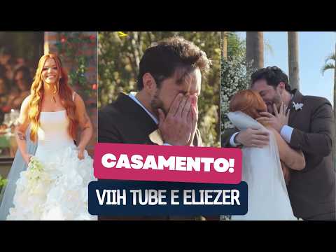 Viih Tube entra no altar e reação de Eliezer ao vê-la emociona todo mundo!