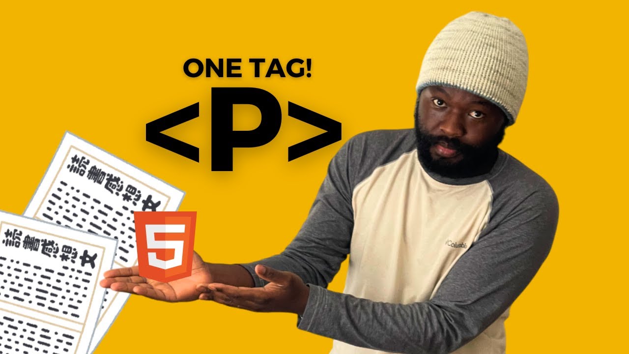 Creating paragraphs in HTML - YouTube