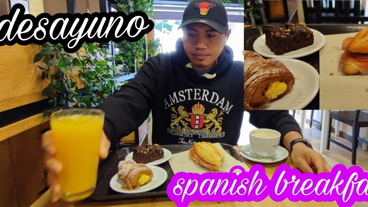 spanish breakfast/desayuno - YouTube