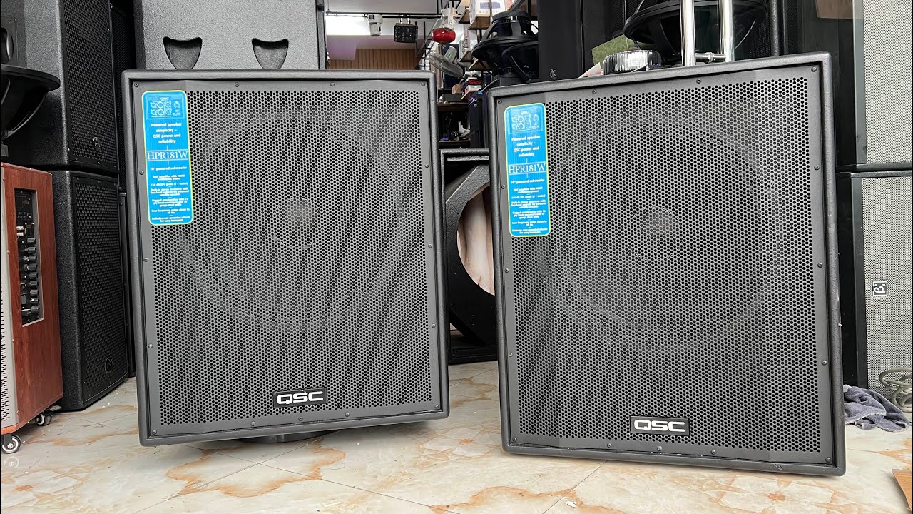 Sub MỸ QSC HPR181W, Bass Đánh Như Đang Đy Bar ... LH: 0969.019.268 ...