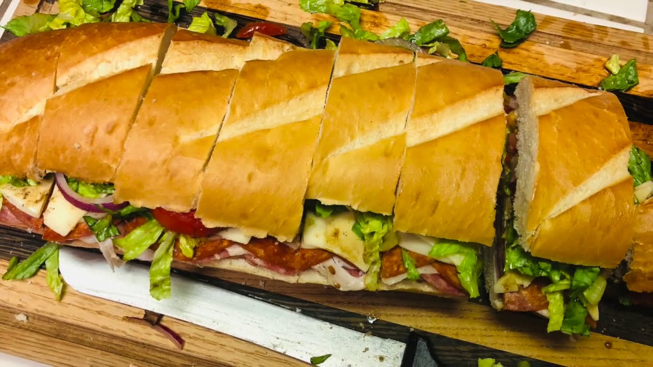 NO COOK / ITALIAN PARTY SUB SANDWICH! MAKE IT AS BIG AS YOU WANT IT ...