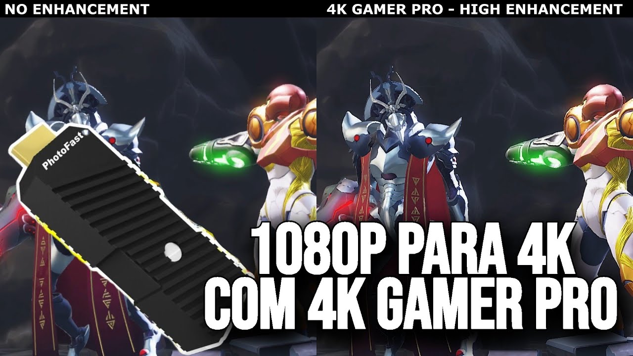 CONHEÇA O 4K GAMER PRO QUE TRANSFORMA SEUS CONSOLES 1080P EM 4K! - YouTube