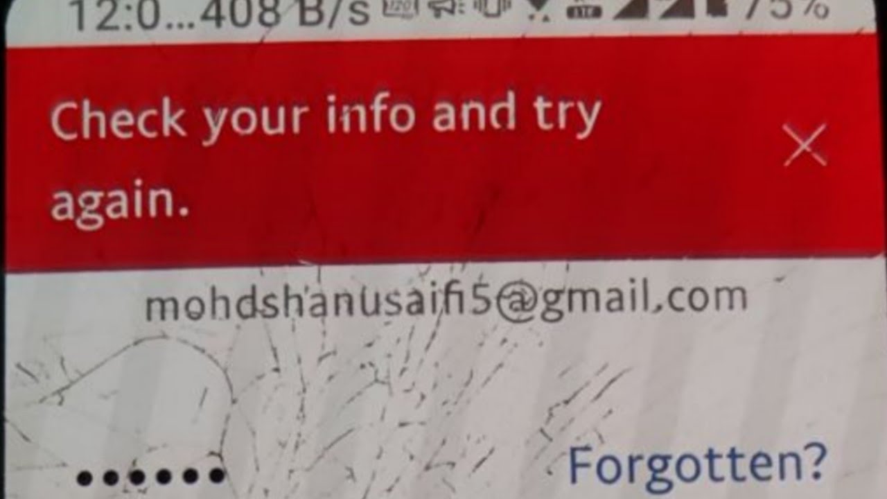 How To Fix PayPal Check your info and try again Account in Android ...