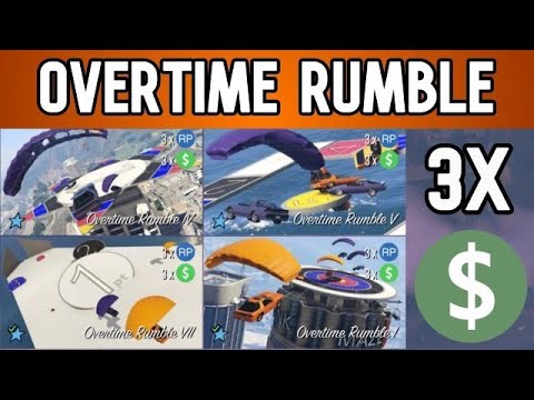 🔴 LIVE - GTA 5 Online - Overtime Rumble Paying Out 3 Times Cash & RP 🔴 ...
