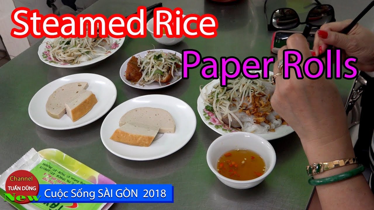 Steamed Rice - Paper Rolls BÁNH CUỐN TÂY HỒ / DŨNG ĐỊNH KÝ - YouTube