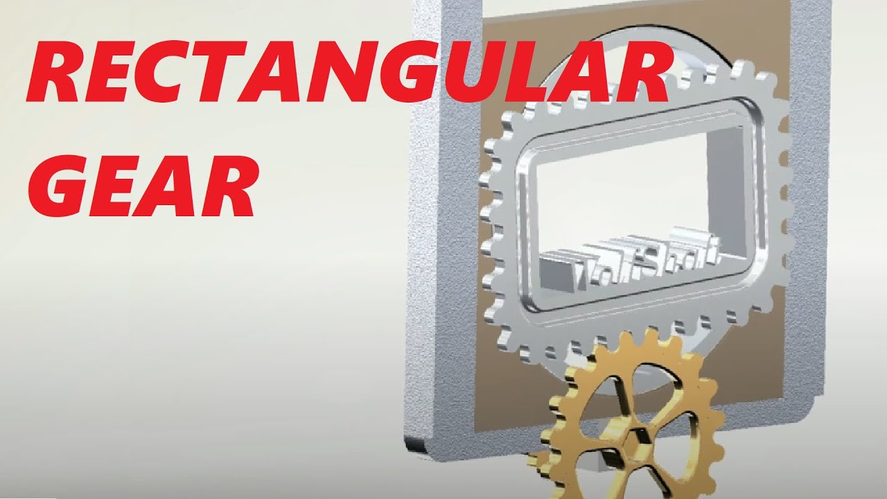 Rectangular gear - YouTube