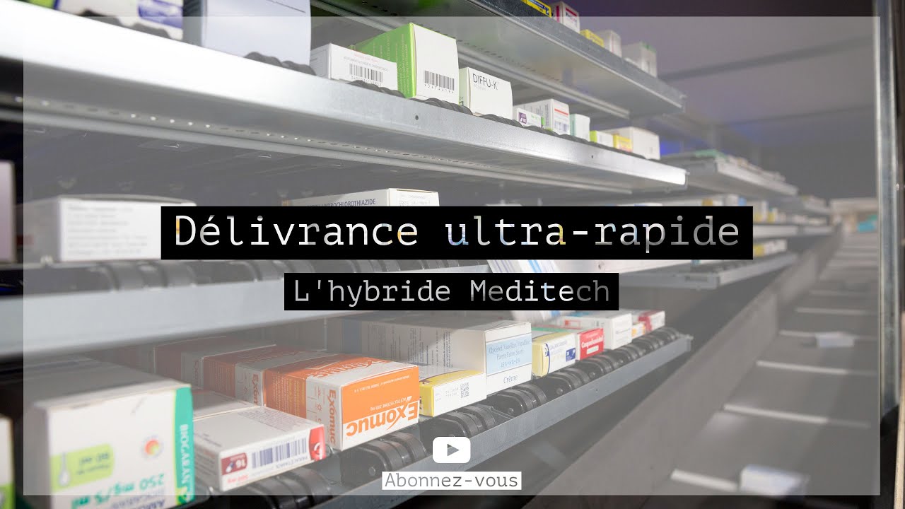 Une délivrance ultra-rapide de médicaments pour votre robot de pharmacie Meditech - YouTube