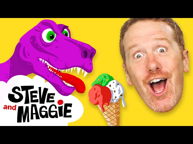 Steve and Maggie - Ice Cream and Din…: English ESL video lessons