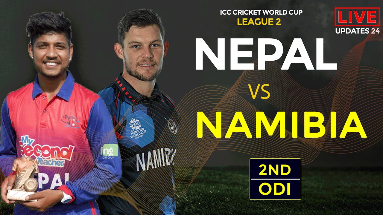 NEPAL VS NAMIBIA 2ND ODI LIVE || NEPAL VS NAMIBIA LIVE CRICKET || ICC ...