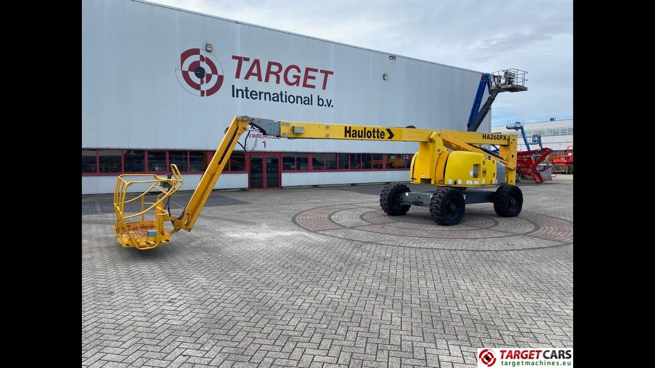 781618 HAULOTTE HA260PX ARTICULATED 4x4x4 DIESEL BOOM LIFT 2560CM 2006 ...