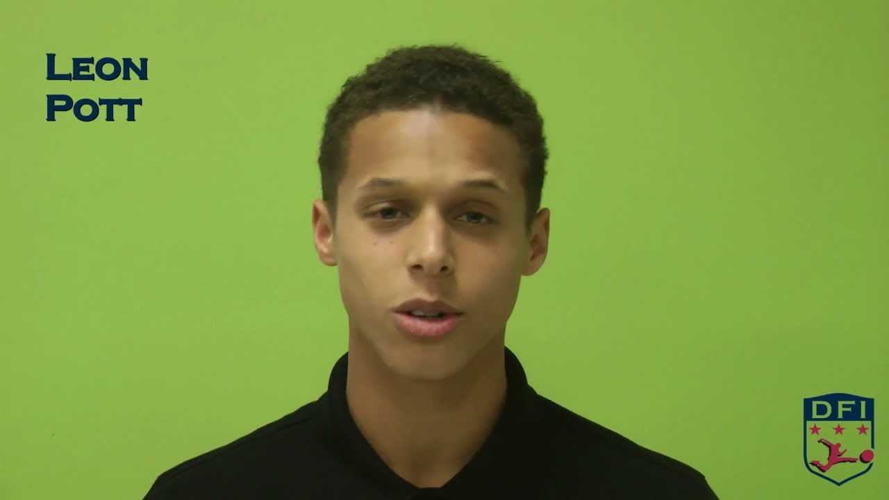 Leon Pott - Spieler am Deutschen Fußball Internat stellt sich vor - YouTube