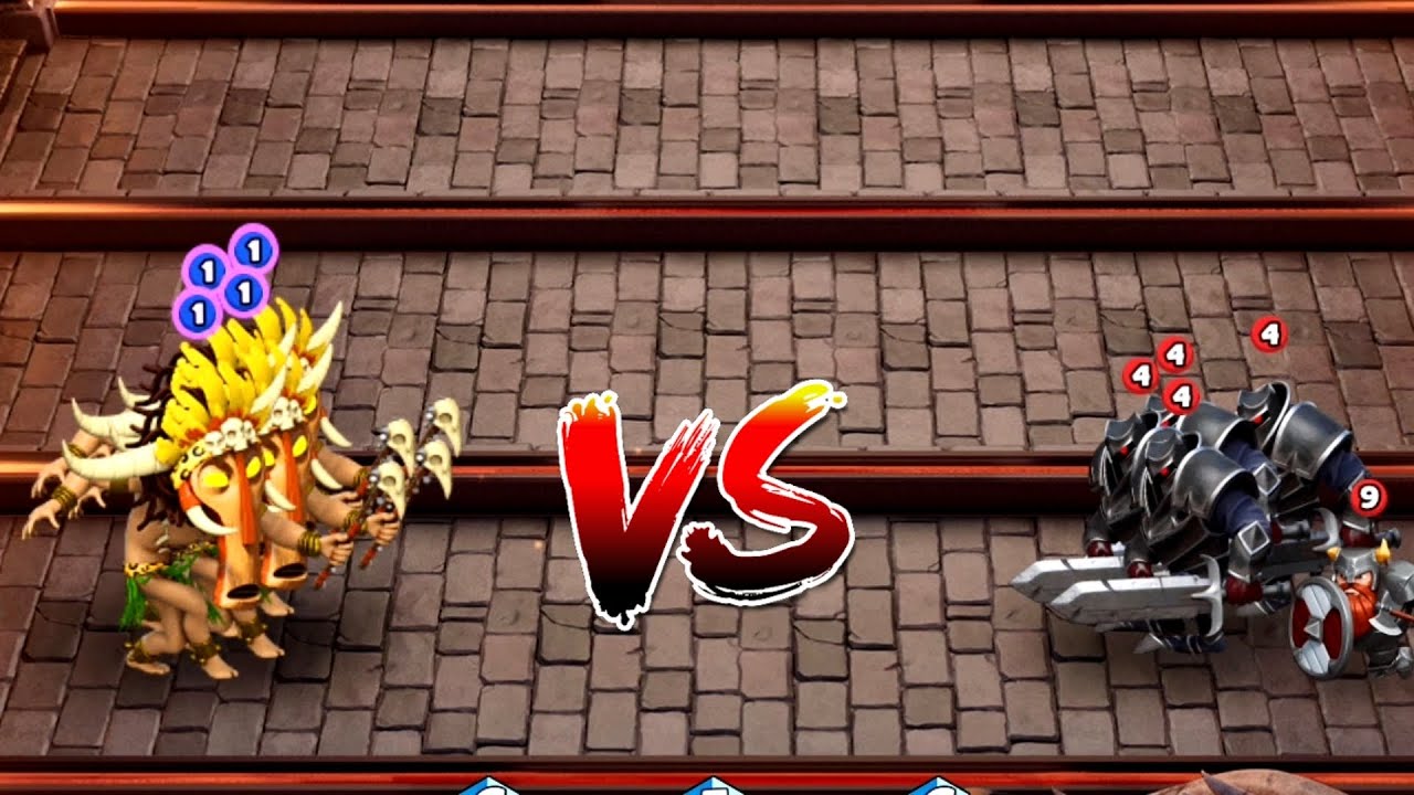 Castle Crush Game Giant Shaman Vs Black Knight Gameplay - The Warrior ...