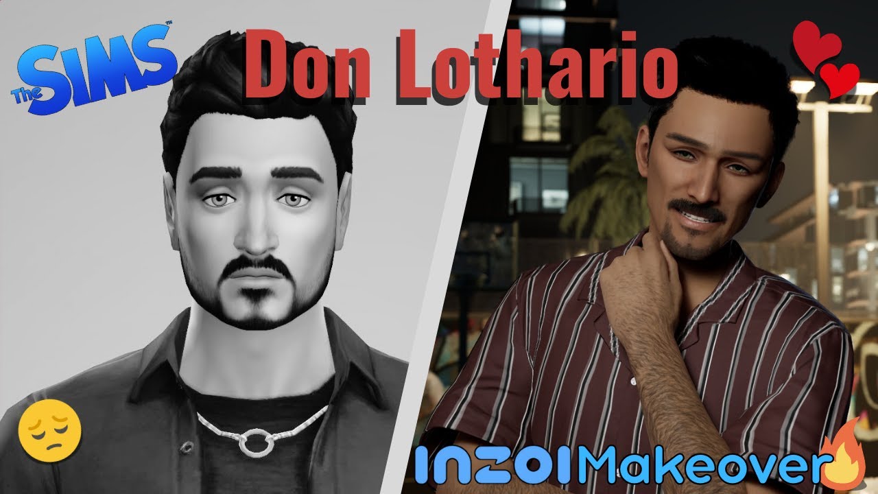 Recreating Don Lothario in Inzois! 🔥 The Ultimate Heartthrob Makeover ...