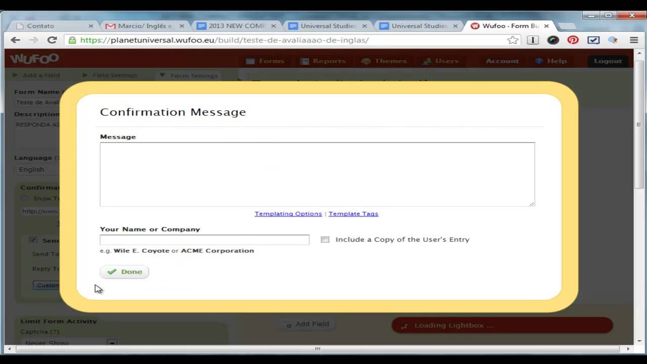 Como usar o Google Docs e o Wufoo para questionários online - YouTube